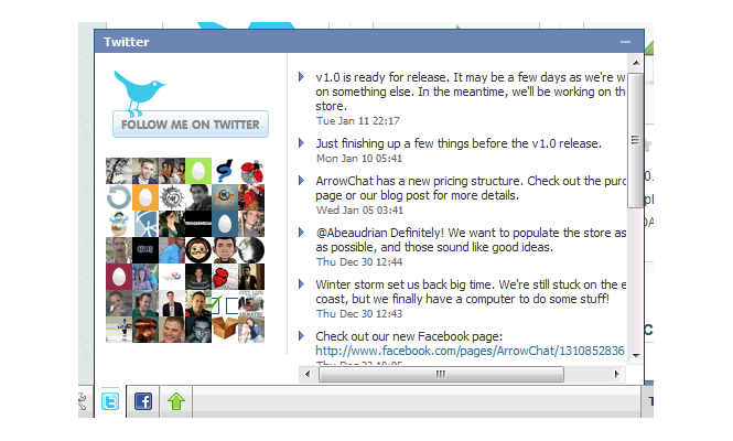 Twitter - ArrowChat Application